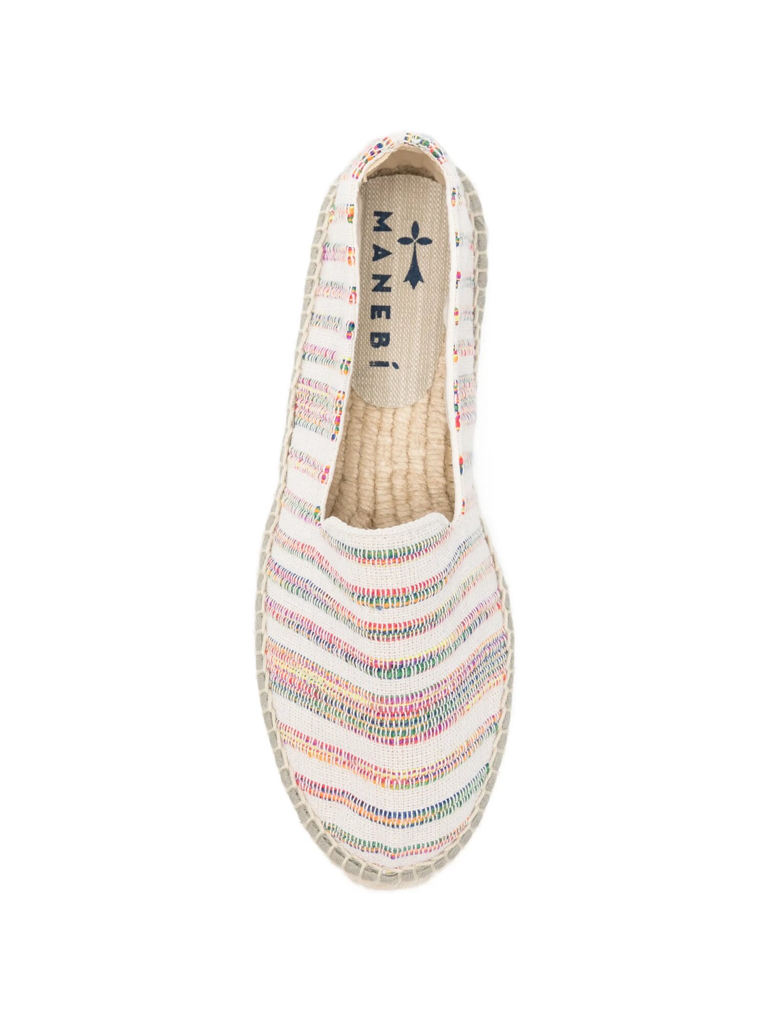 Эспадрильи Manebi Striped espadrilles, размер 36, разноцветный — фото 1