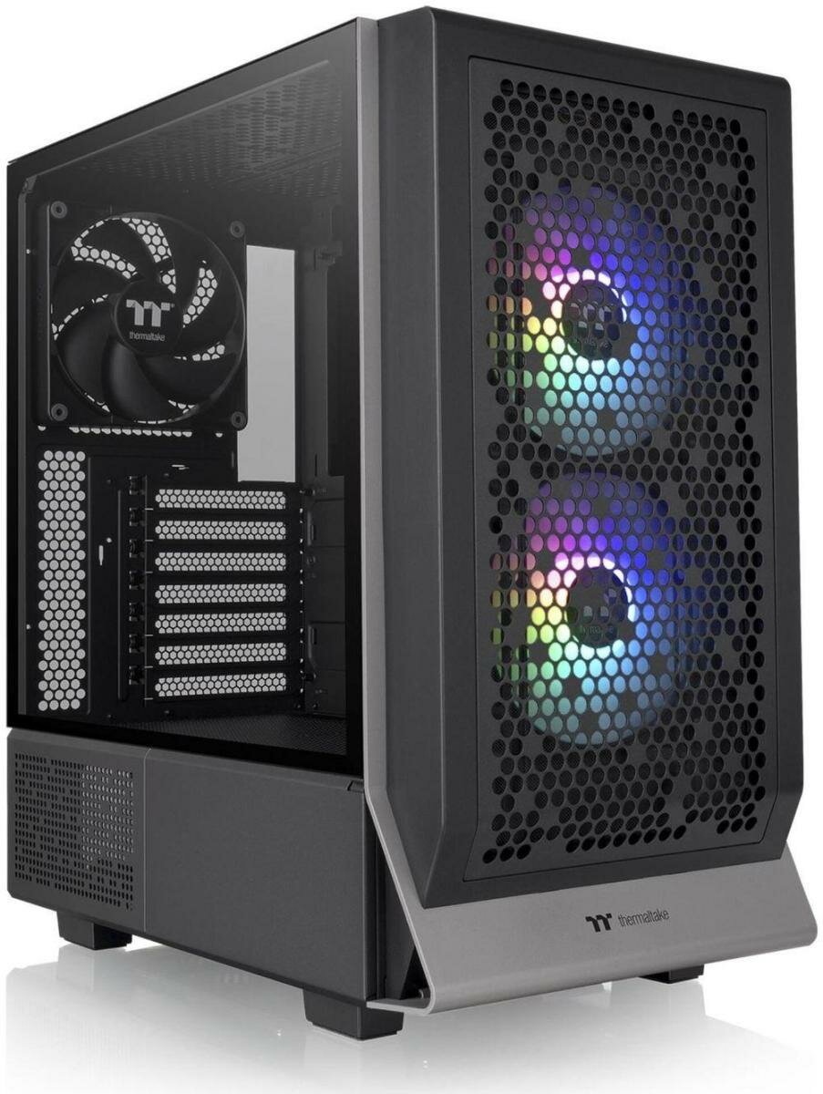 Корпус ATX Thermaltake Ceres 300 TG ARGB/Black/Win/SPCC/Tempered Glass*1/CT140 ARGB Fan*2/CT140 Fan*1/Brown Box CA-1Y2-00M1WN-00
