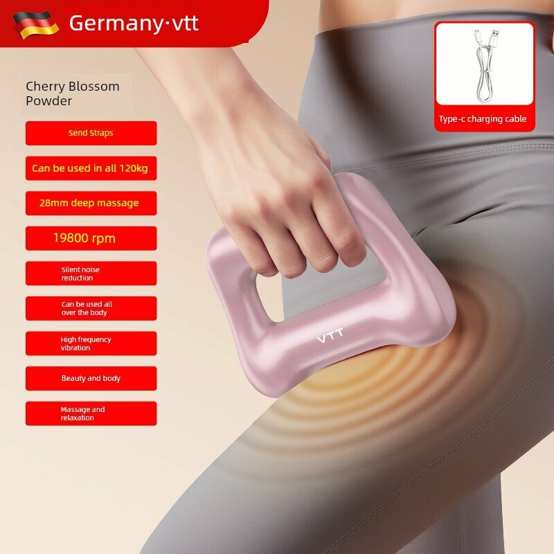 VTT Upgraded Fascia Ring Massager в цвете Сакуро-розовый, 19800 об/мин, 28 мм глубокого расслабления, 60 минут