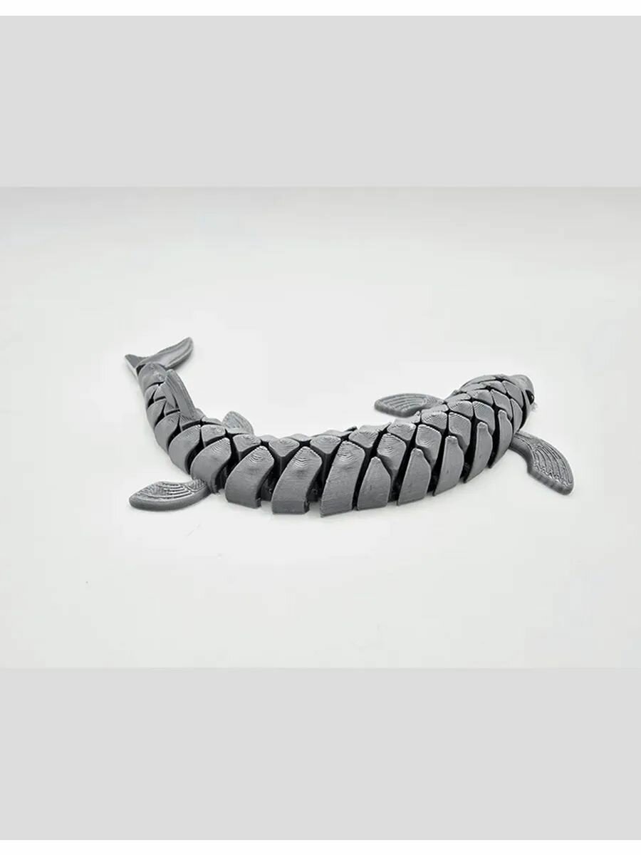 Фигурка Гибкий Осётр 3D печать из пластика — фото 1