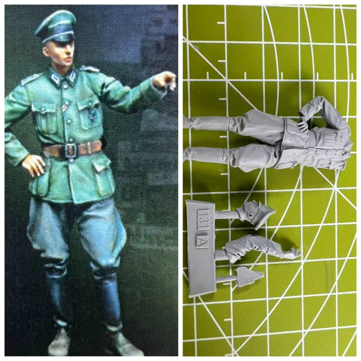 1/35 полимерная модель офицера Mr. Сценическая модель игрушки, неокрашенная 35133