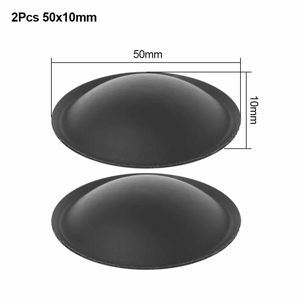 Колпачки для динамика 50x10 мм, 2 шт, черные