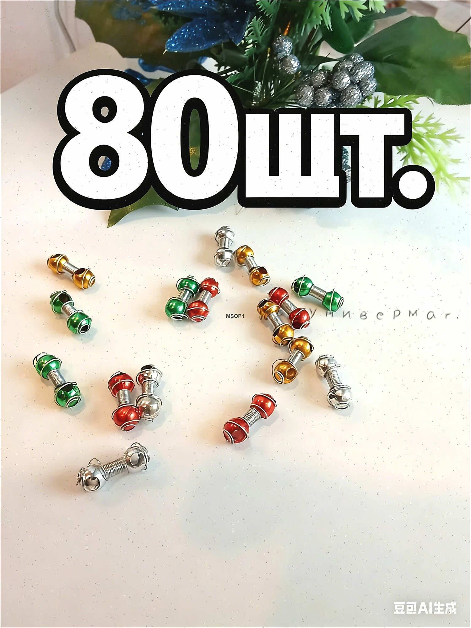Набор аксессуаров для волос 80 шт.