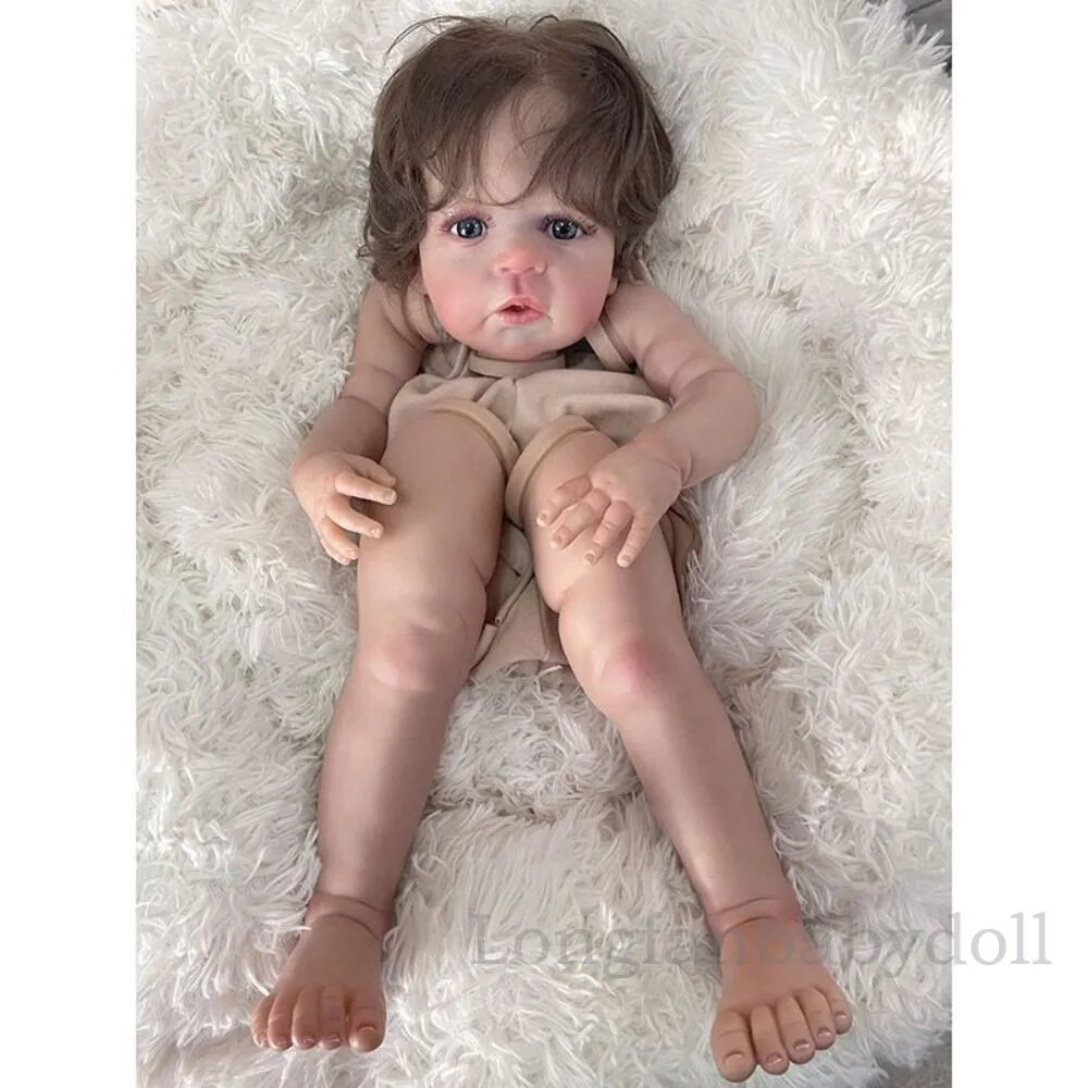 24 дюйма Reborn Kit Sandie c корневые волосы, 3D видимые вены