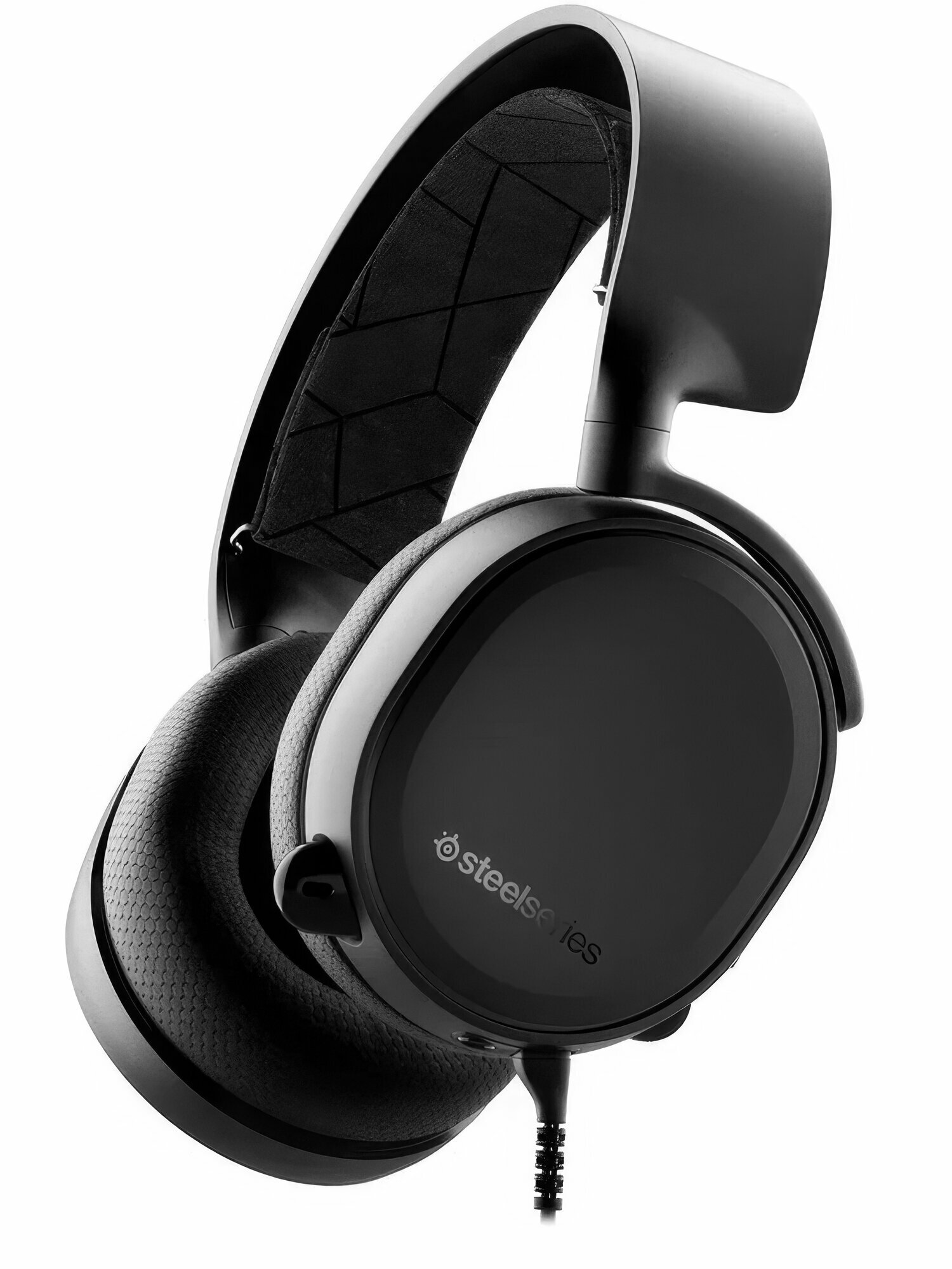 Проводные полноразмерные игровые наушники с микрофоном SteelSeries Arctis 3 2019 Edition Black, черный