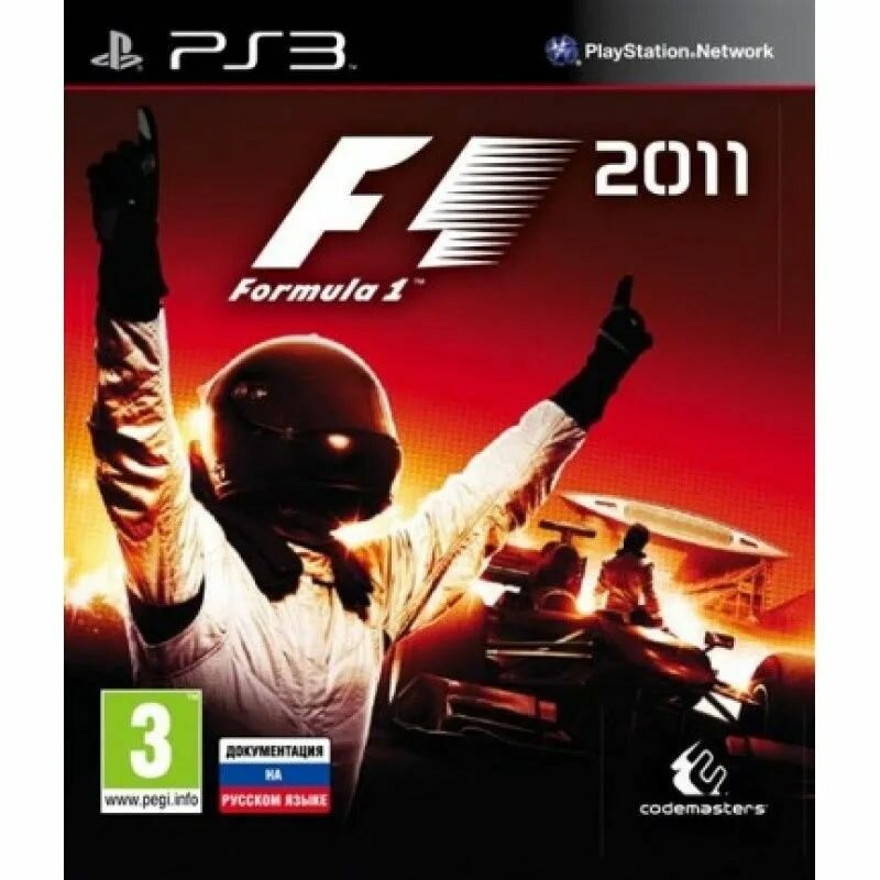 Игра F1 2011 Formula One. Издание на диске. Английская версия на ps3.