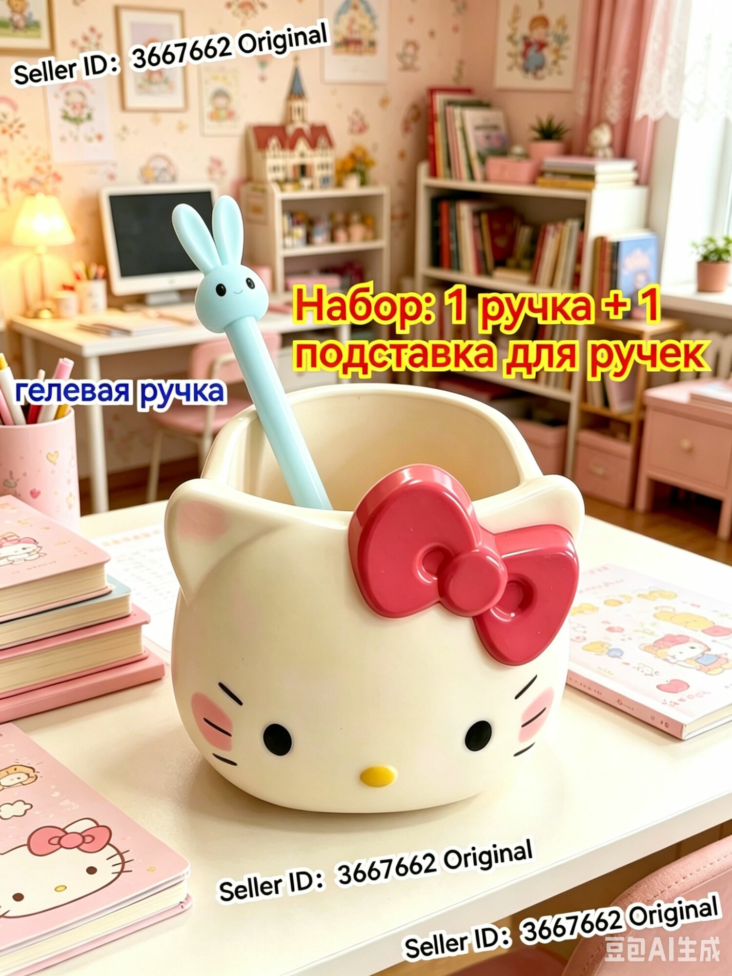 Органайзер хеллоу китти(Hello Kitty) подставка для ручек