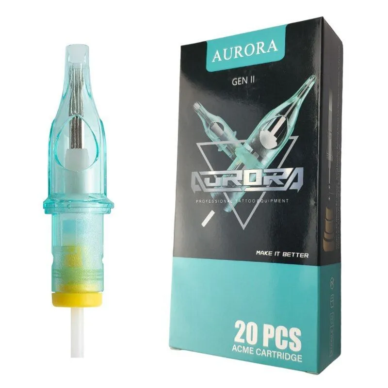 1015 RM / CM (20 шт) Aurora Gen 2. Картриджи для тату, перманентного макияжа