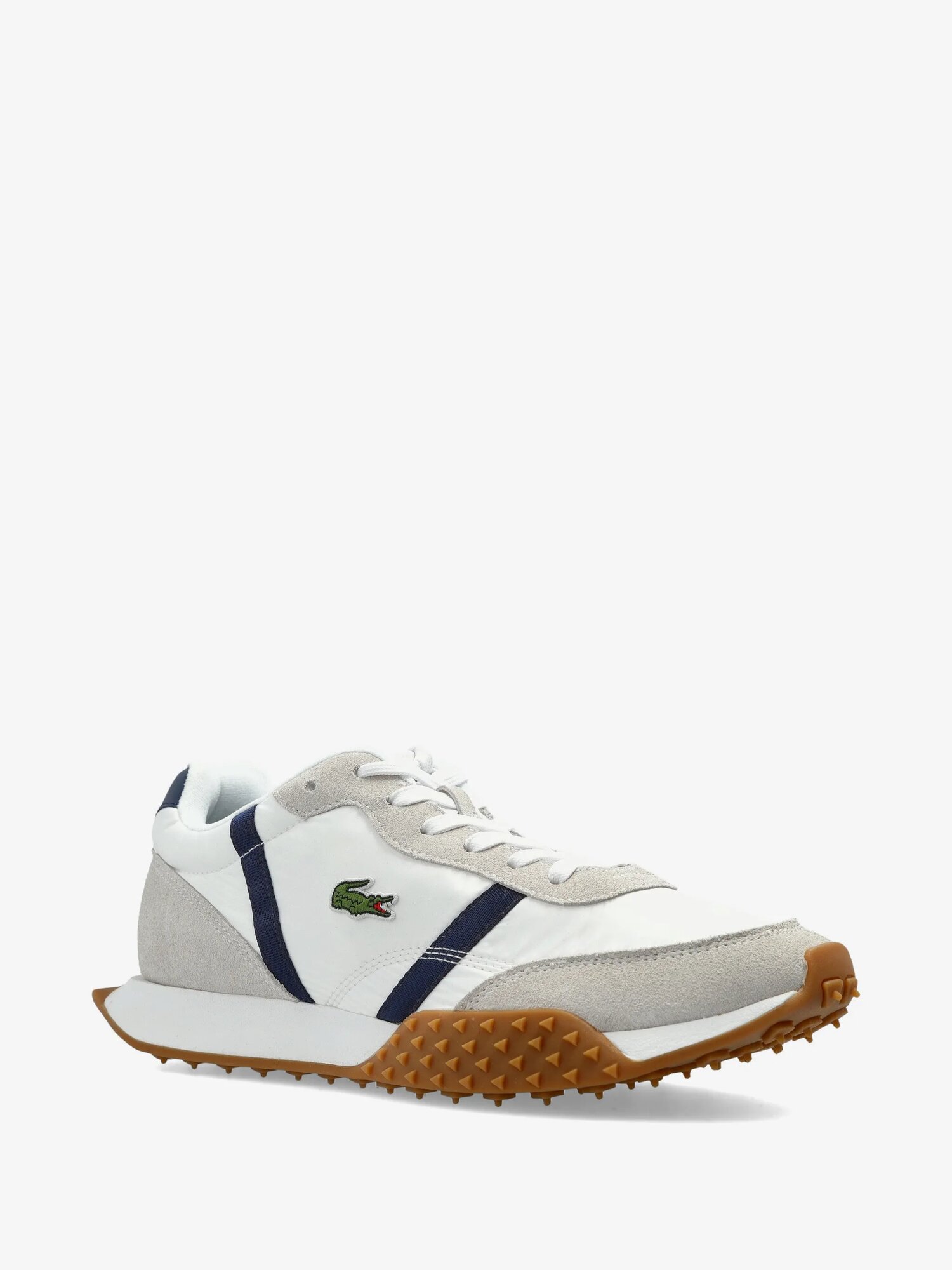Кроссовки LACOSTE L-Spin Evo, размер 10.5 UK, бежевый/белый — фото 1