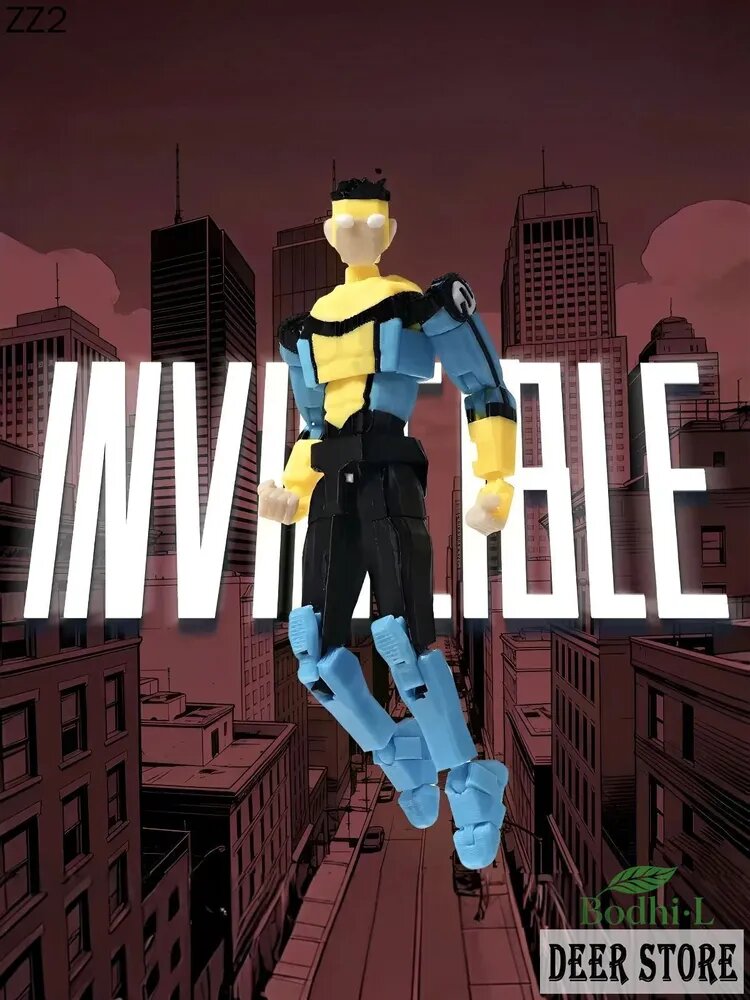 Фигурка Неуязвимый (Invincible-Mark Grayson) 3D-печатный подвижный манекен
