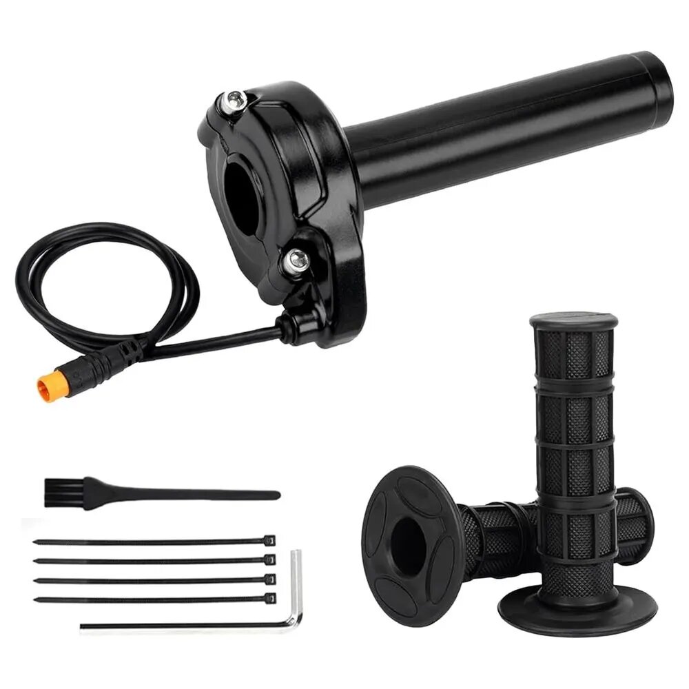 Macfox рукоятка газа Full Twist 3-pin Surron для руля 22 мм, совместима с HappyRun/Freego/Heybike, 12V-72V