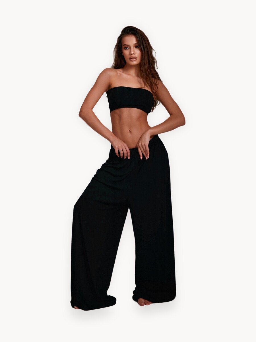 Брюки палаццо вискоза