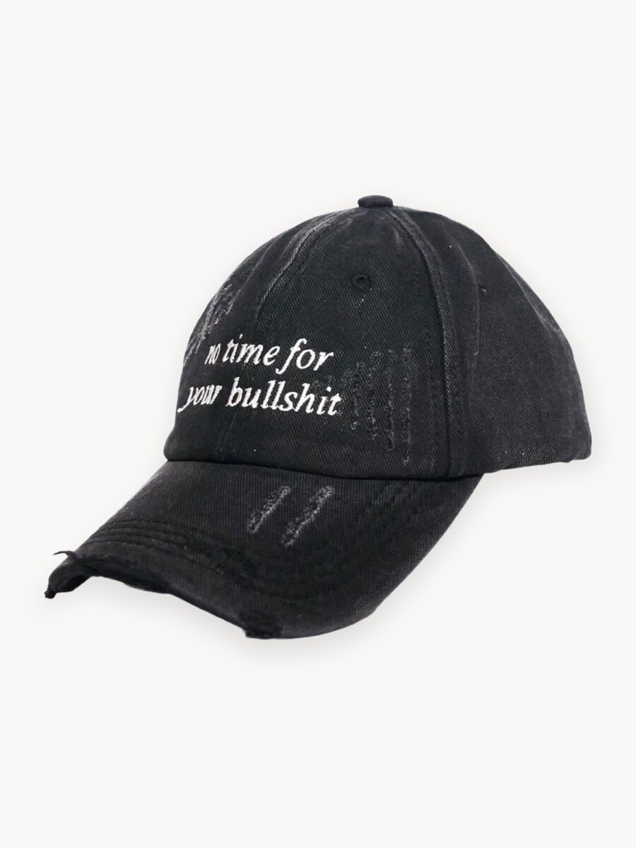 Кепка No Time For Your Bullshit для мужчин и женщин