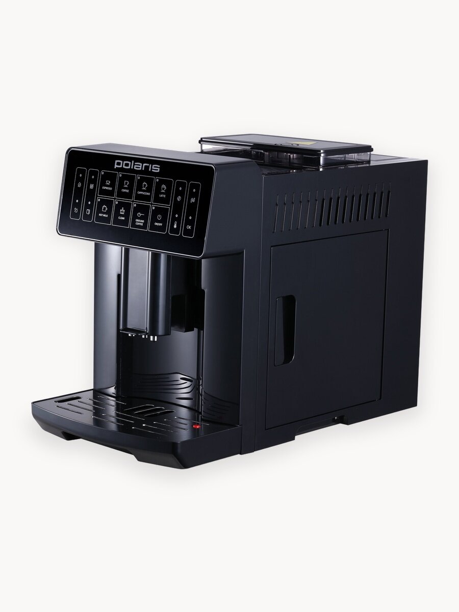 Кофемашина автоматическая зерновая с капучинатором Polaris PACM 2052AC, черный