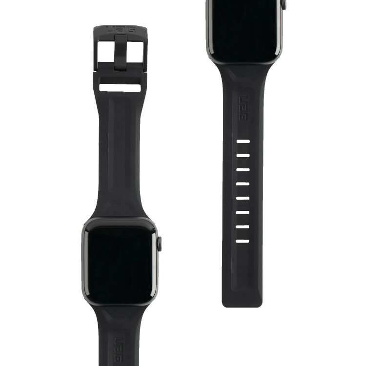 Силиконовый ремешок UAG Scout Strap для Apple Watch 41/40 мм черный (Black)