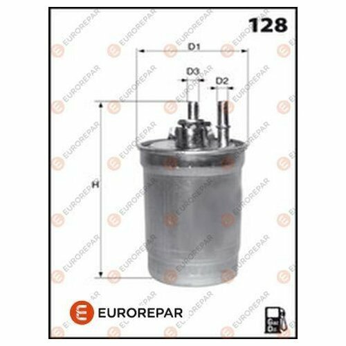 Фильтр топливный EUROREPAR E148127 для Fiat Doblo, Palio, Punto, Strada