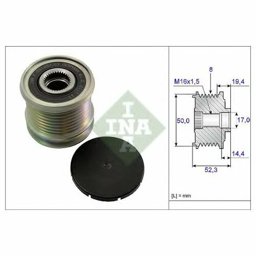 Шкив генератора Ina 535011110 для Mercedes G-CLASS W463, GL-CLASS X164, M-CLASS W164, R-CLASS W251, V251