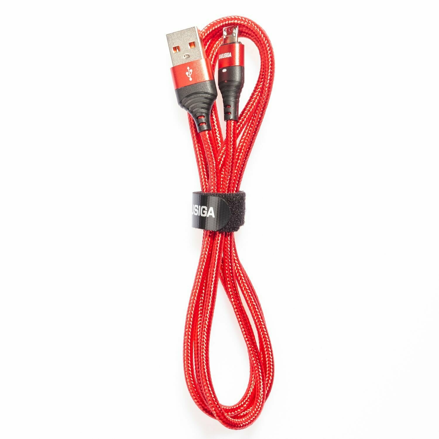 Кабель для зарядки телефона / шнур / провод Micro USB Kakusiga / Красный