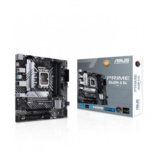 Материнская плата Asus PRIME B660M-A D4-CSM (LGA1700, mATX)