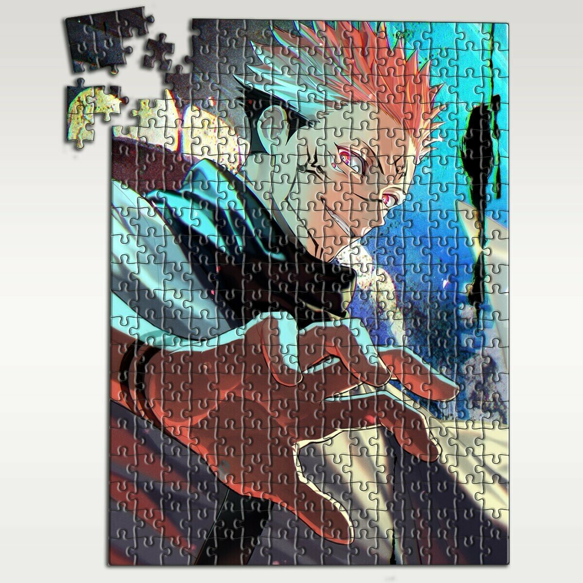 Пазл картонный А3: модель Аниме Магическая Битва - 6481 П