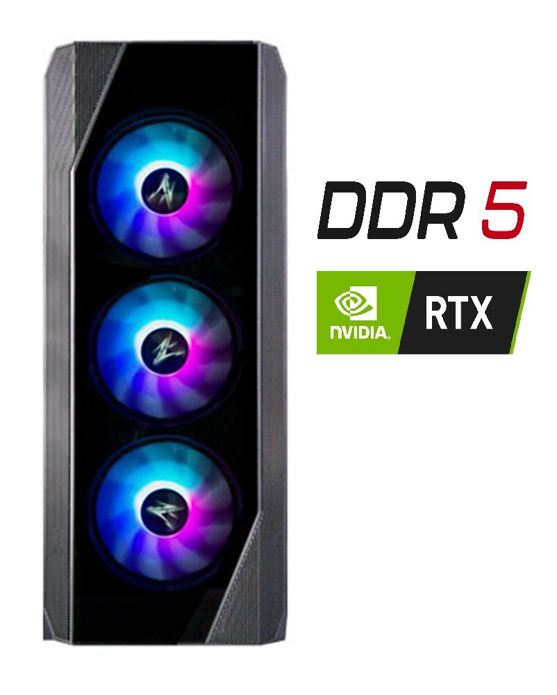 Компьютер CyberX - R77700 AMD Ryzen 7 7700 3.8 ГГц/RAM 32 ГБ/SSD 1000ГБ/NVIDIA GeForce RTX 5060 8ГБ