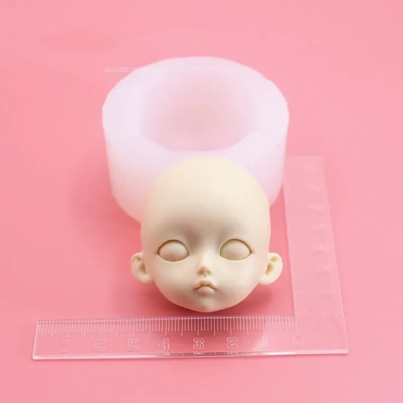 Сверхлегкая силиконовая форма для лица из глины, голова для мастики, «сделай сам», анимационный персонаж из мультфильма, Эльфийская кукла, форма для изготовления полимерной глины