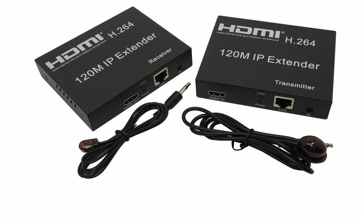 Удлинитель HDMI по витой паре HDTV Extender RJ45-HDMI до 120м