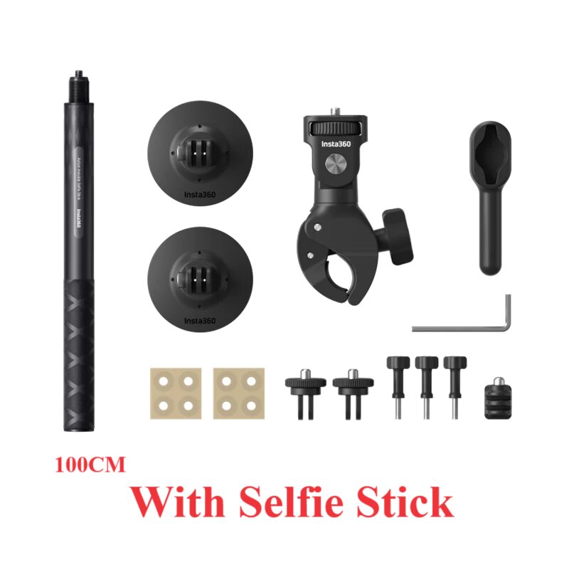 Крепление для мотоцикла Insta360 X5/X4/X3 With Selfie Stick