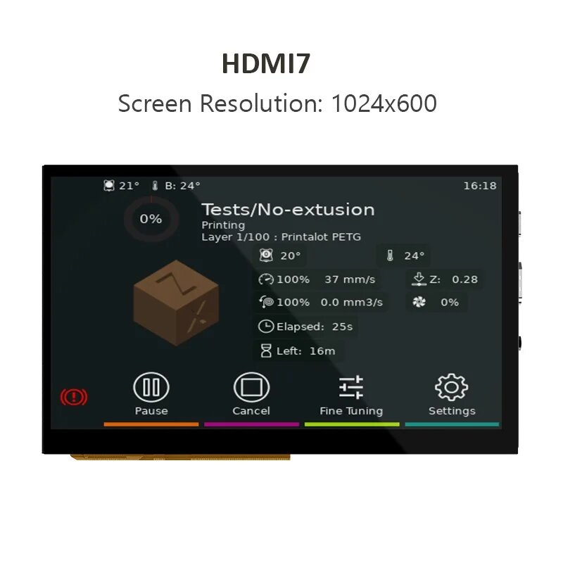 BIGTREETECH HDMI5 & HDMI7 сенсорный экран 7 дюймов