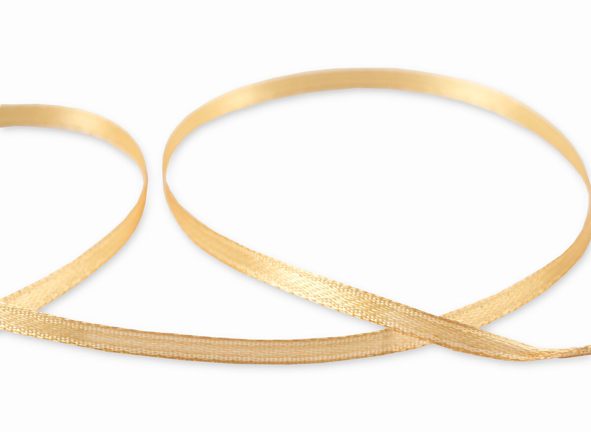 Лента атласная 3 мм "Gamma" AL-3P двухстор. 91.4 м №655K кофейный