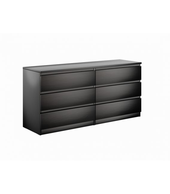 Комод мальта длинный с шестью выдвижными ящиками, ДСП, цвет Дуб Венге 2.05.02.060.5