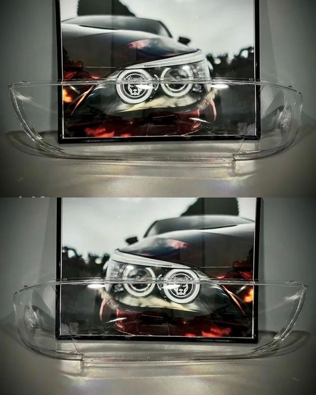 Стекло фары BMW 5 E39 1995-2000 Комплект