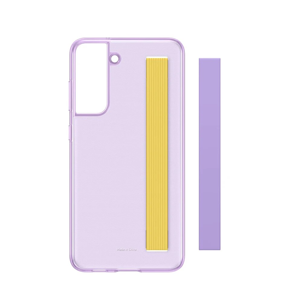 Чехол Samsung Galaxy S21 FE Lavender с ремешком