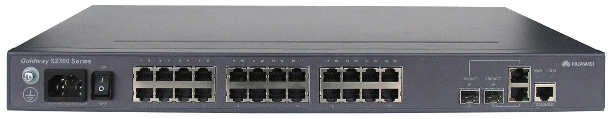 Коммутатор Huawei S2328P-EI-AC 24хRJ45 10/100 4хSFP GE
