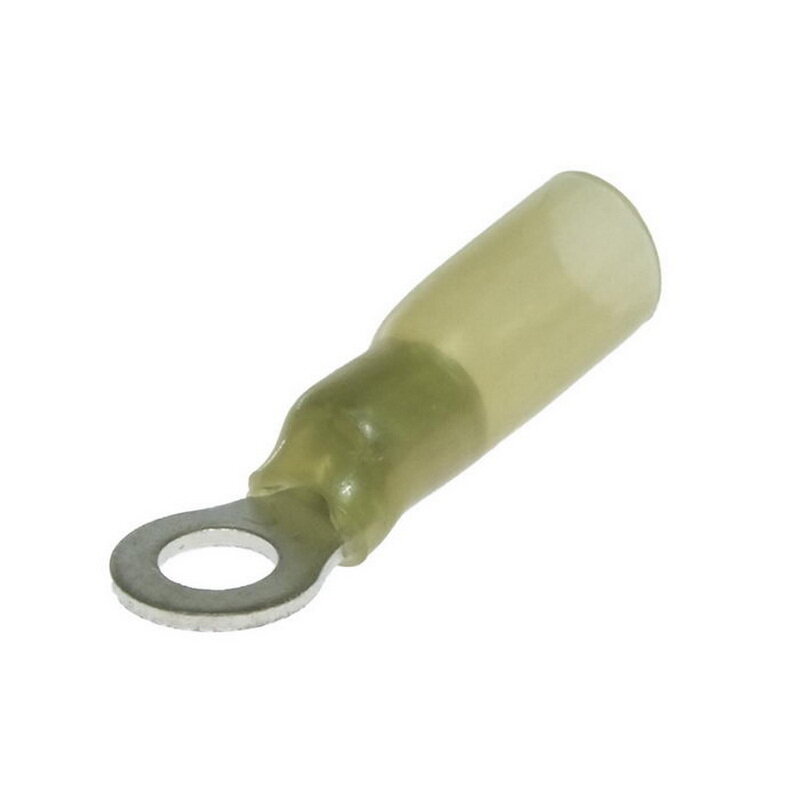 Наконечник кольцевой изолированный 5.5-5 HST, 19 А, 12-10 AWG, желтый, латунь луженая