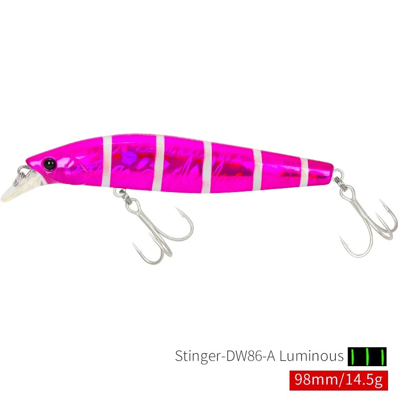 TSURINOYA DW86 воблер для морской рыбалки DW86 STINGER-A