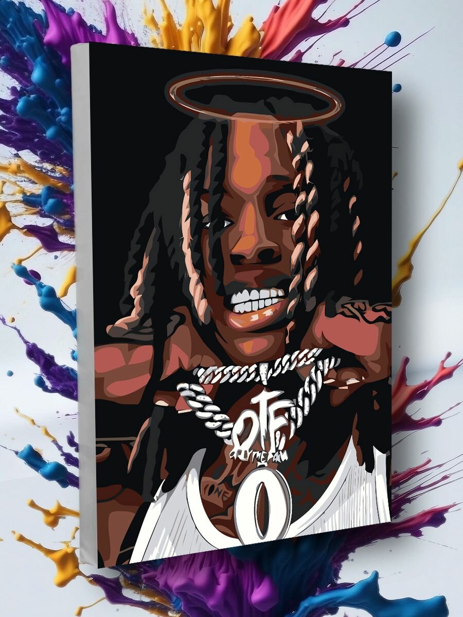 Картина по номерам YNW Melly Певец Рэпер 40*50