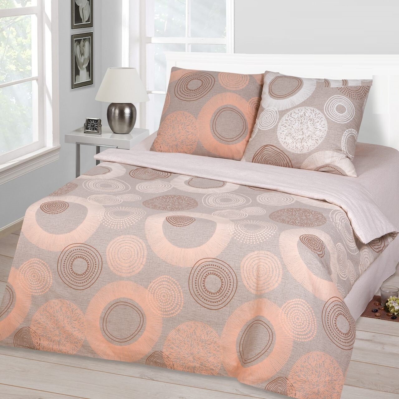 Постельное Белье Интонация 500 1.5-спальное Бязь, Наволочки 70x70/постельное белье 1 5 спальное бязь