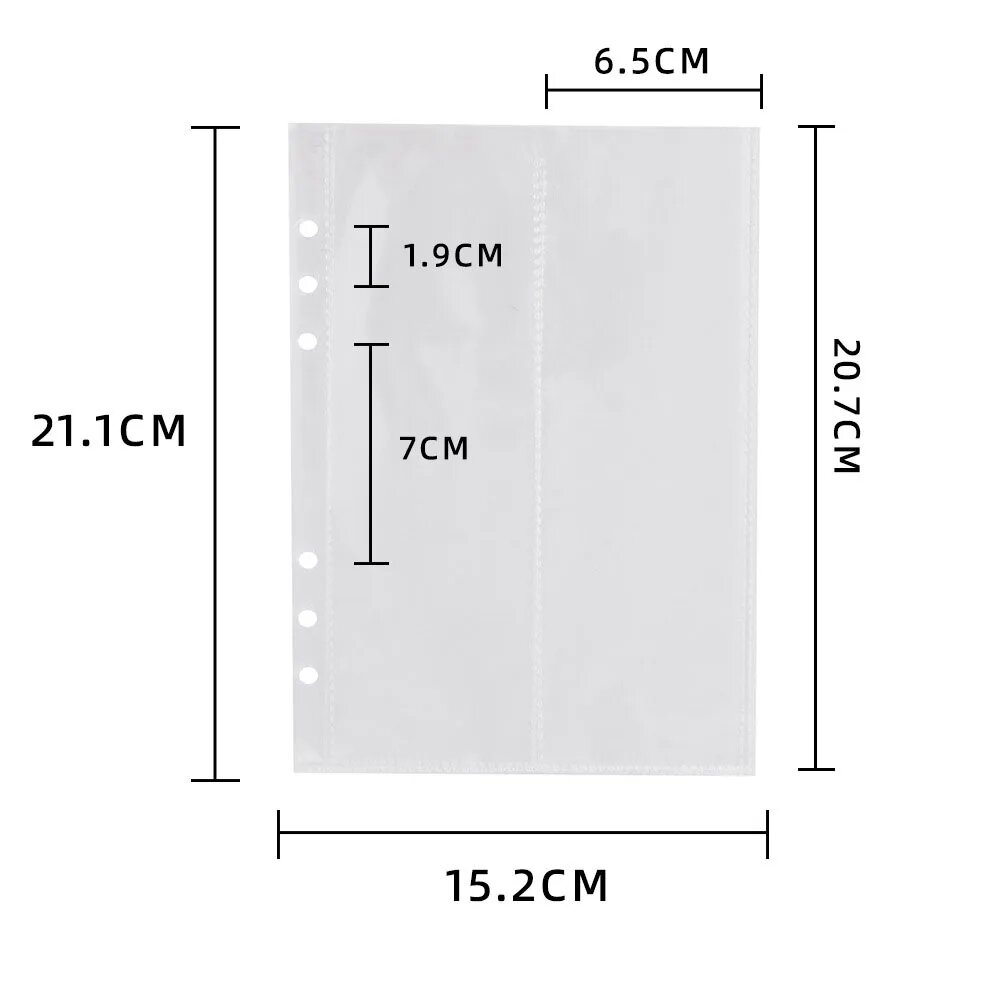 SHARKBANG A5 жесткий чехол для фотоальбома 2 split bag-10pcs