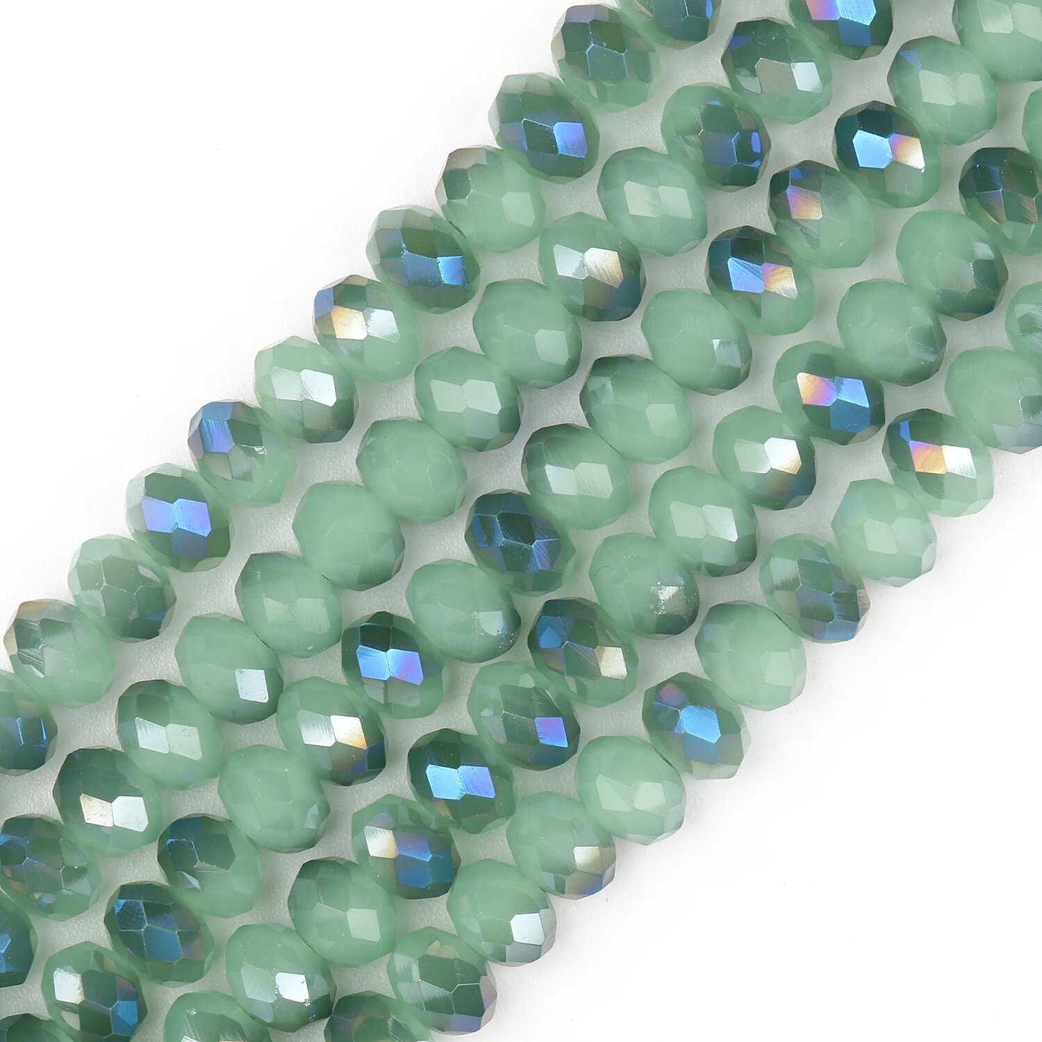 Кристаллы JILKOL круглые бусины 3/4/6/8 мм 4mm (125-130pcs), AB Green