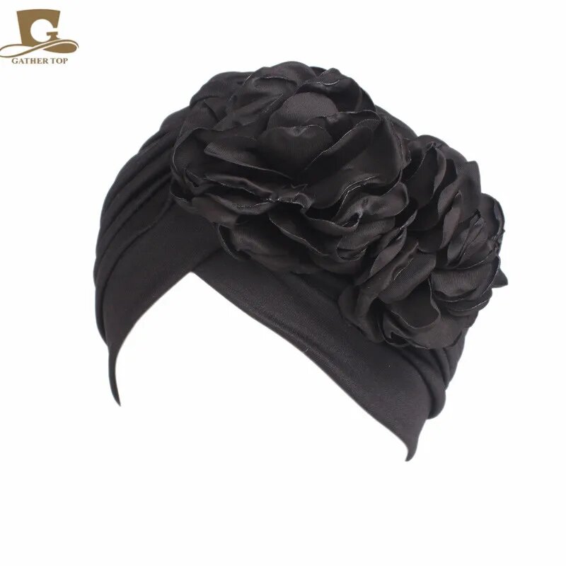 Женские шапки-тюрбаны GATHERTOP Черный, black