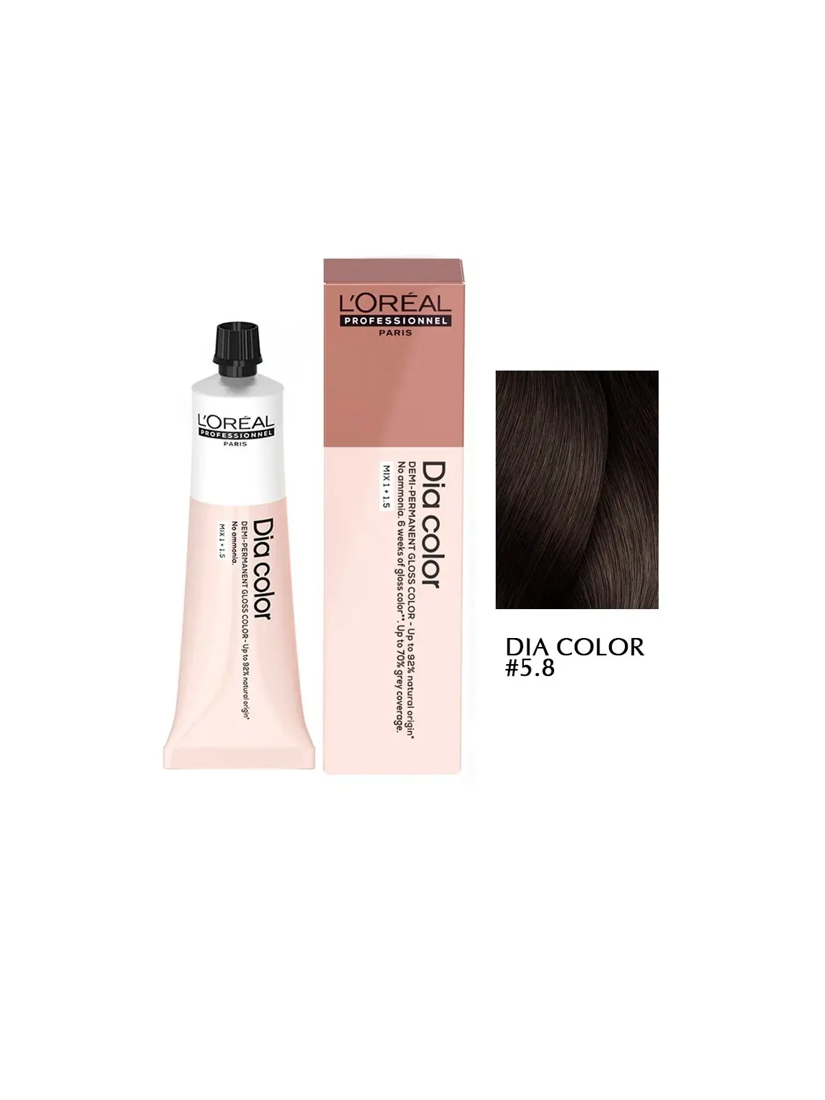 L'Oreal Professionnel L'Oreal Dia Color 5.8 - Краситель-блеск без аммиака светлый шатен мокка 60 мл