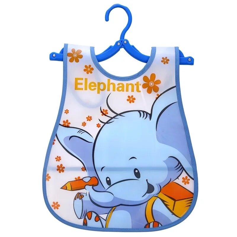 Детский нагрудник непромокаемый с принтом Elephant