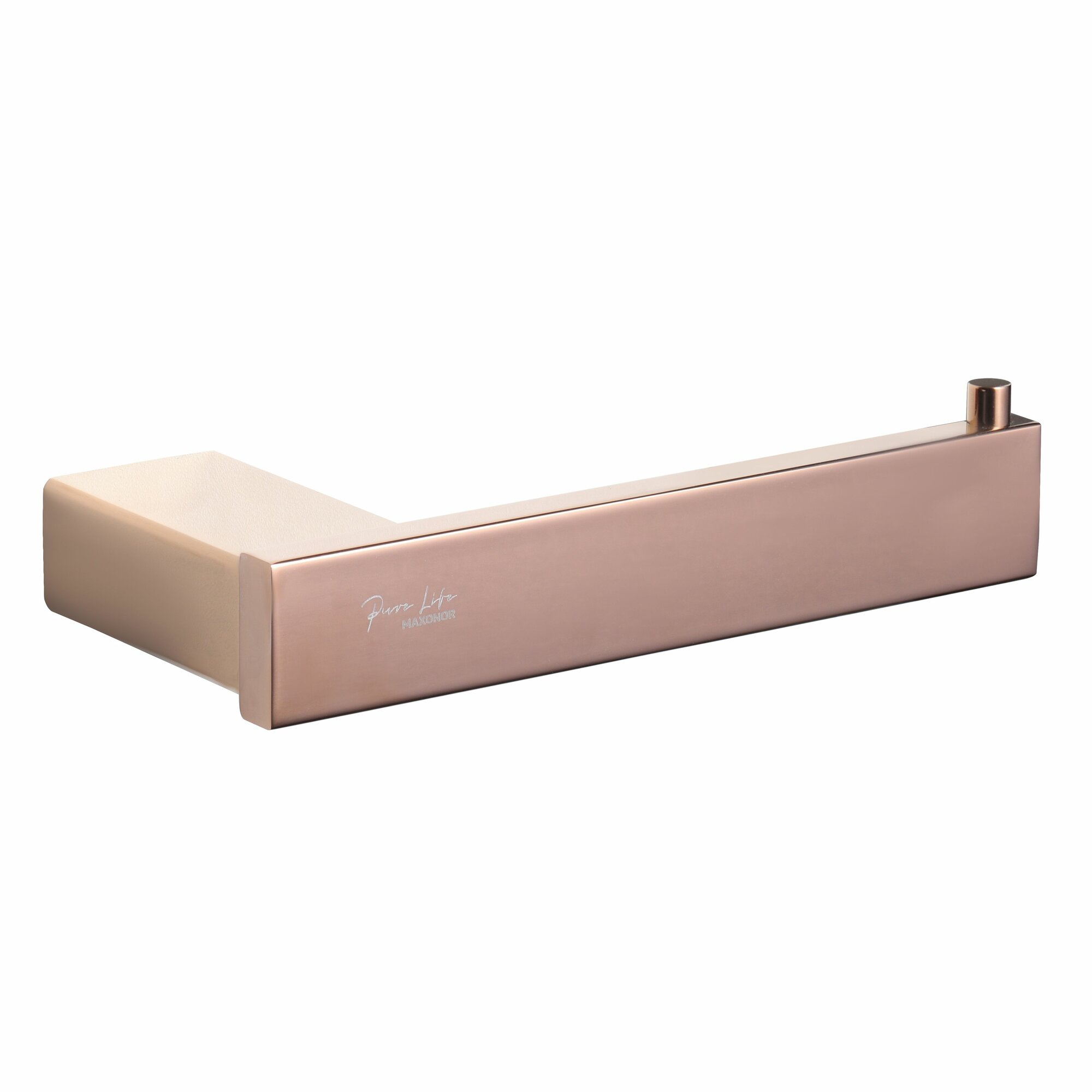 Бумагодержатель для туалета Maxonor PURE LIFE ALMA PL1803-16 бронза глянцевая, Нержавеющая сталь