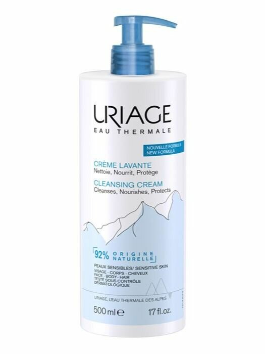 Урьяж Очищающий пенящийся крем Uriage Creme Lavante 500 мл