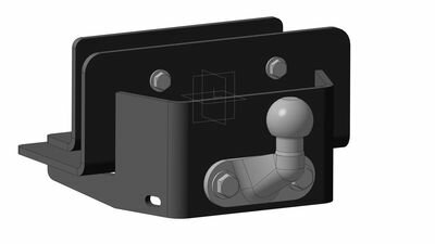 Фаркоп ORIS 3065-F на Toyota - Hilux (2008 -), на авто с отбойным брусом