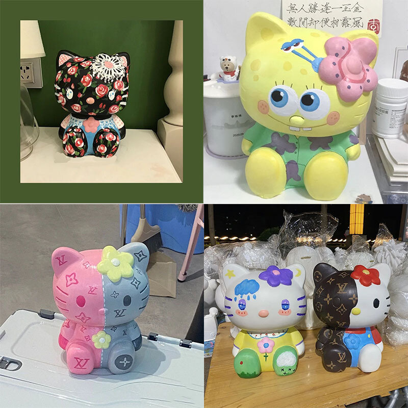 Детские куклы своими руками, виниловые куклы Hello Kitty can't break, раскрашенные игрушки для кукол