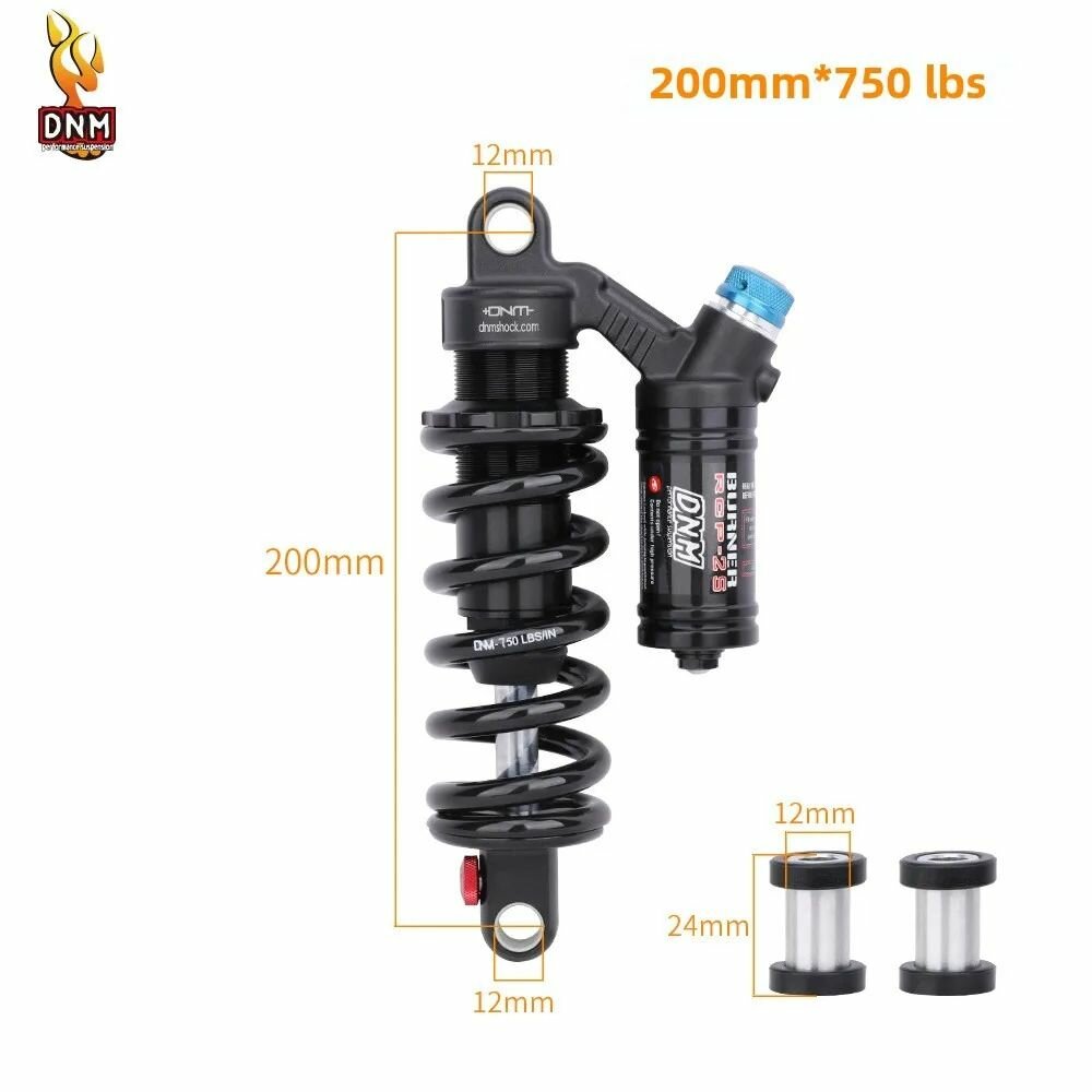 Dnm Rcp2S горный велосипед даунхилл DH задний амортизатор 190 мм 200 м 220 мм 240 мм 265 мм 550 фунтов
