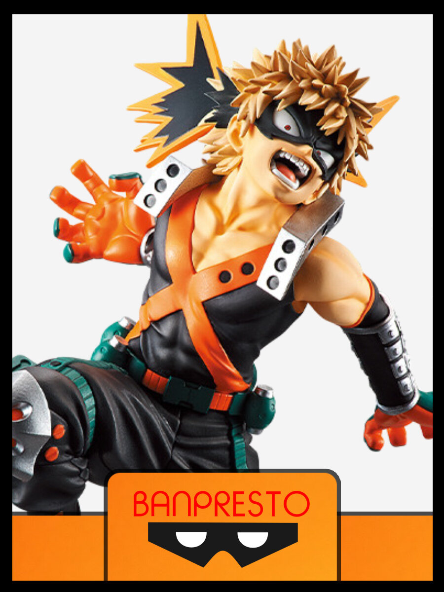 Оригинальная фигурка Bakugo от Banpresto из аниме Boku no Hero Academia / Кацуки Бакуго «Моя геройская академия» 18 см