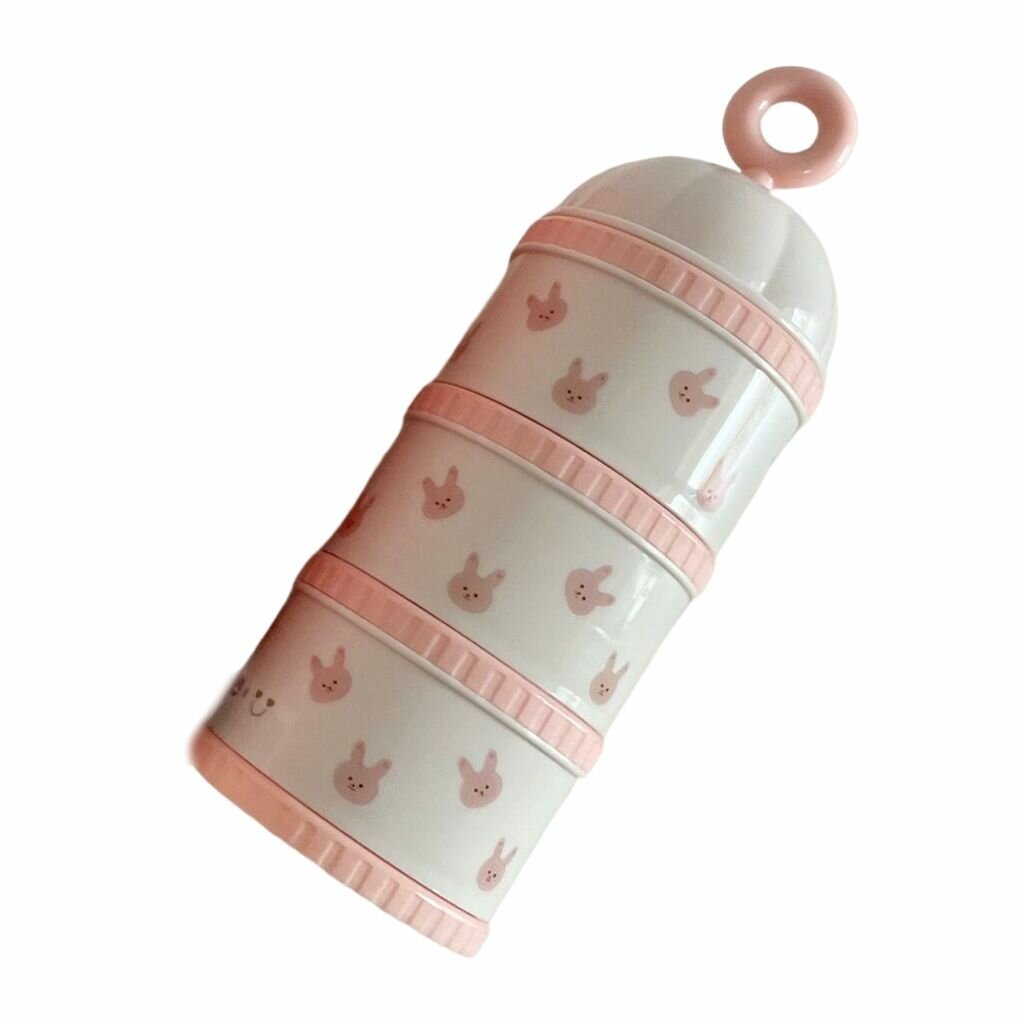 (1 шт.) Детский переносной дозатор сухого молока - Кролик